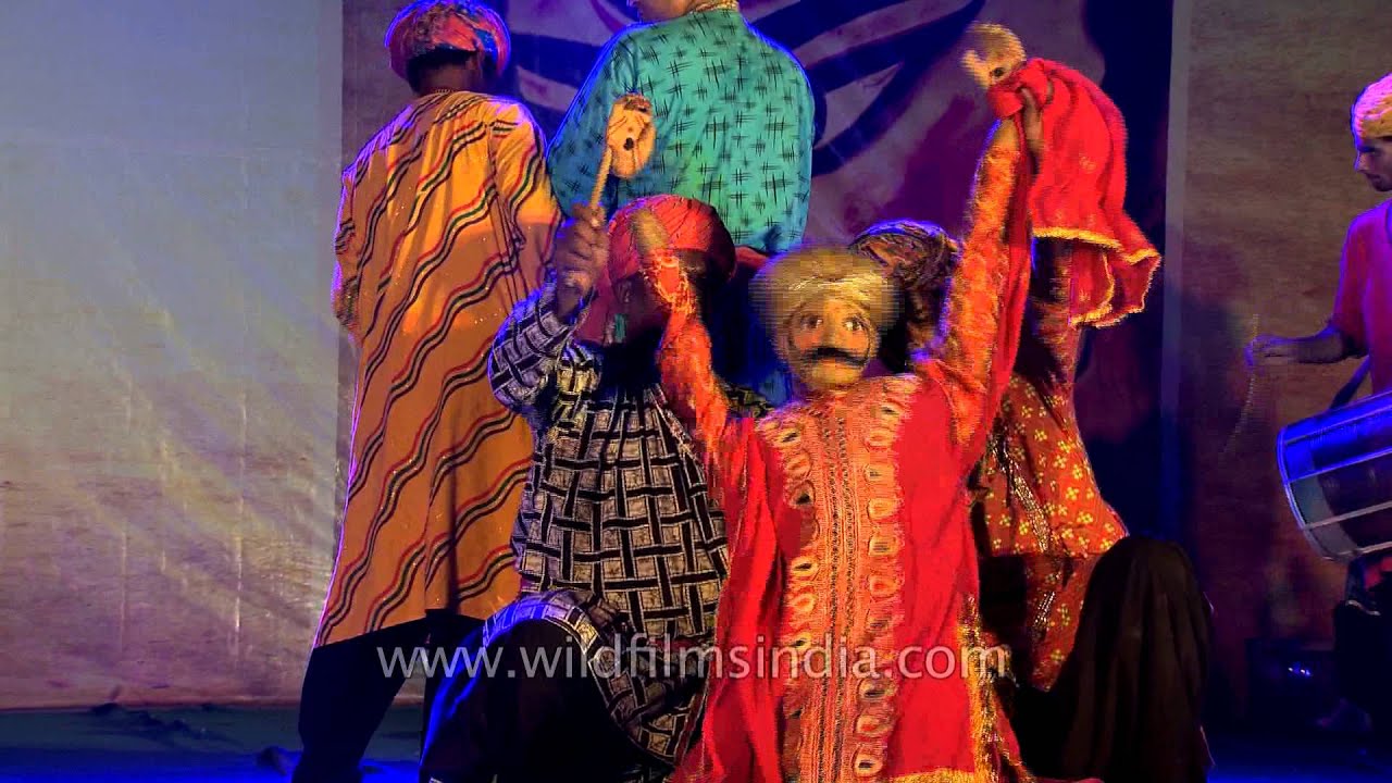 An evening with Puppets - Puppet show at Durga Puja in CR Park - YouTube