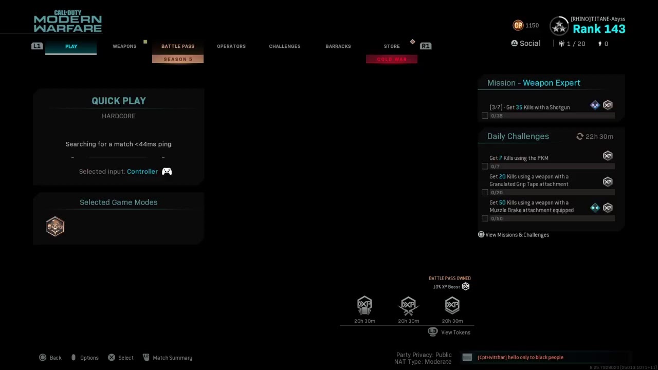 Abaddon-Titan Live:Warfare fun kamo grind - YouTube