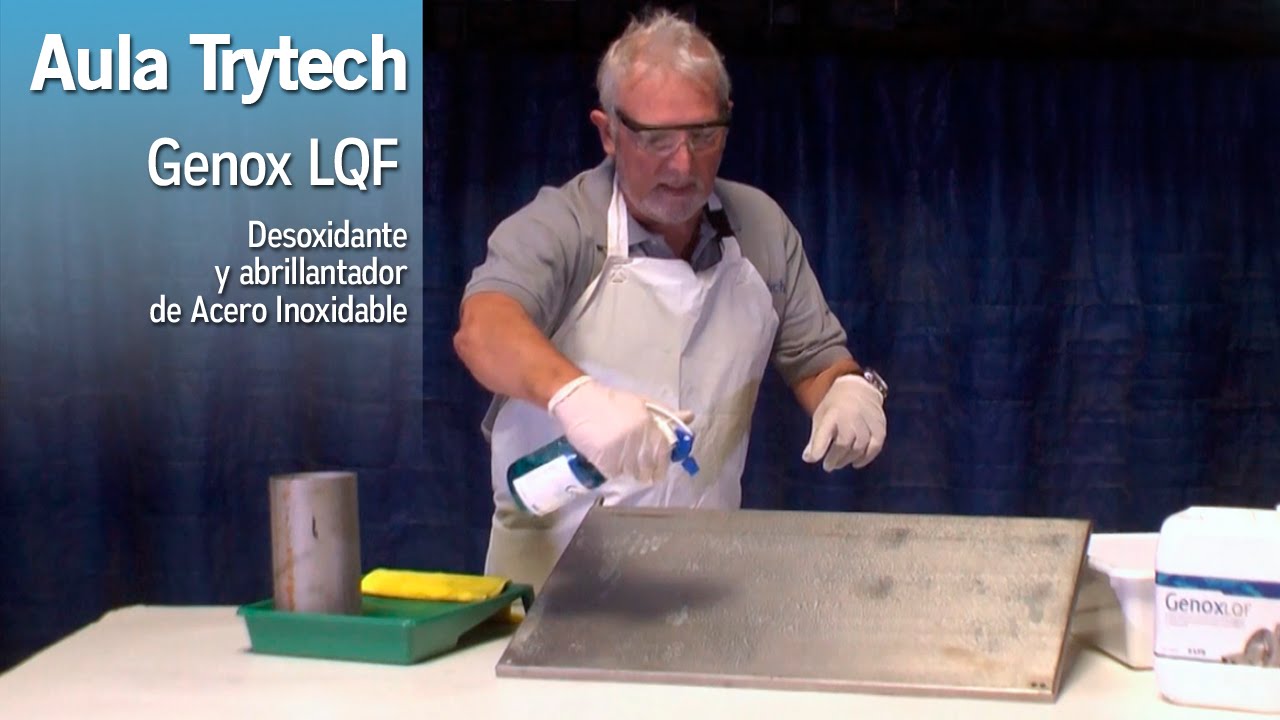 Genox LQF - Desoxidante y abrillantador de Aceros Inoxidables - YouTube