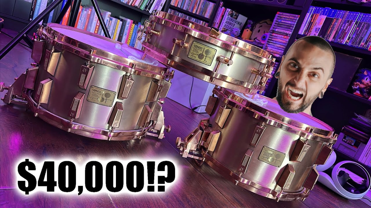 Unboxing $40,000 Of Rare Vintage Snare Drums! - YouTube