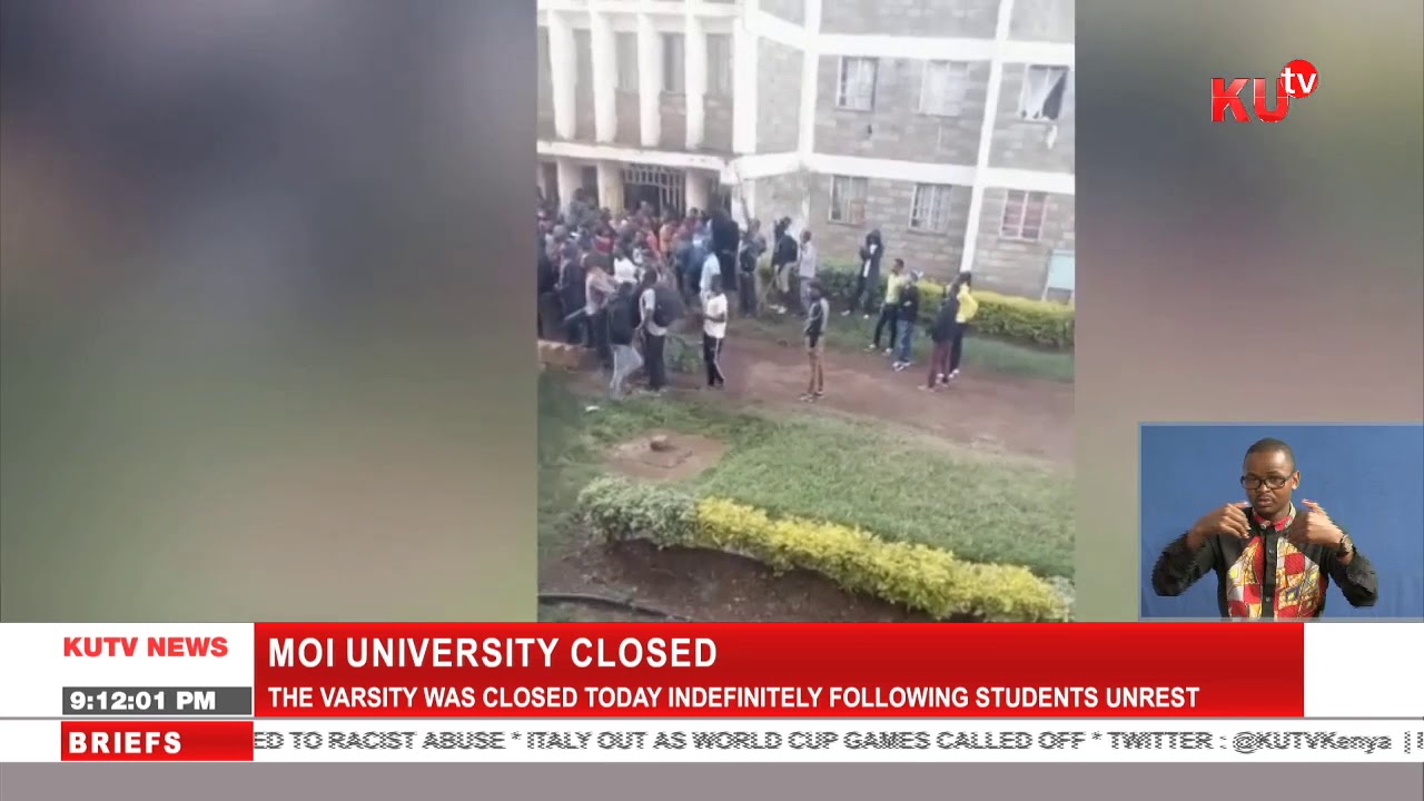 Moi University main campus has been closed indefinitely after students ...