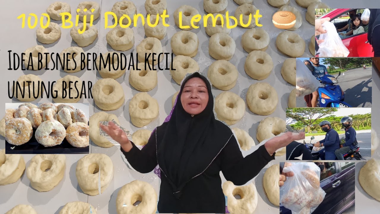 Cara Buat Doh Donut Susu Dengan Lembut Dan Gebu step by step Anti Gagal ...