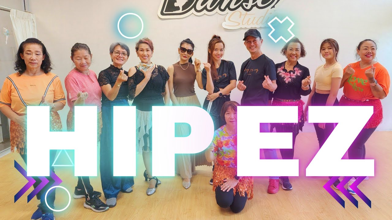HIP EZ - Line Dance demo by ALLEN KOH from Danzfever, SG & PLOY S. from ...