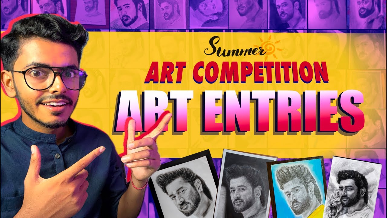 Art Competition ART ENTRIES // PART-01 - YouTube