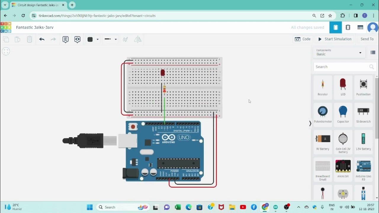 LED_PROJECT_1: Simple Blink of a LED - YouTube