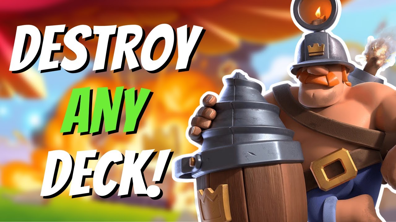 2.8 MIGHTY MINER DRILL DECK IS BROKEN! | Clash Royale - YouTube