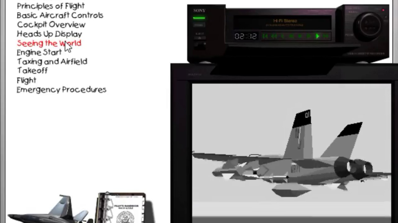 F/A-18 Precision Strike Fighter - Intro and Training Part 1: Take off ...