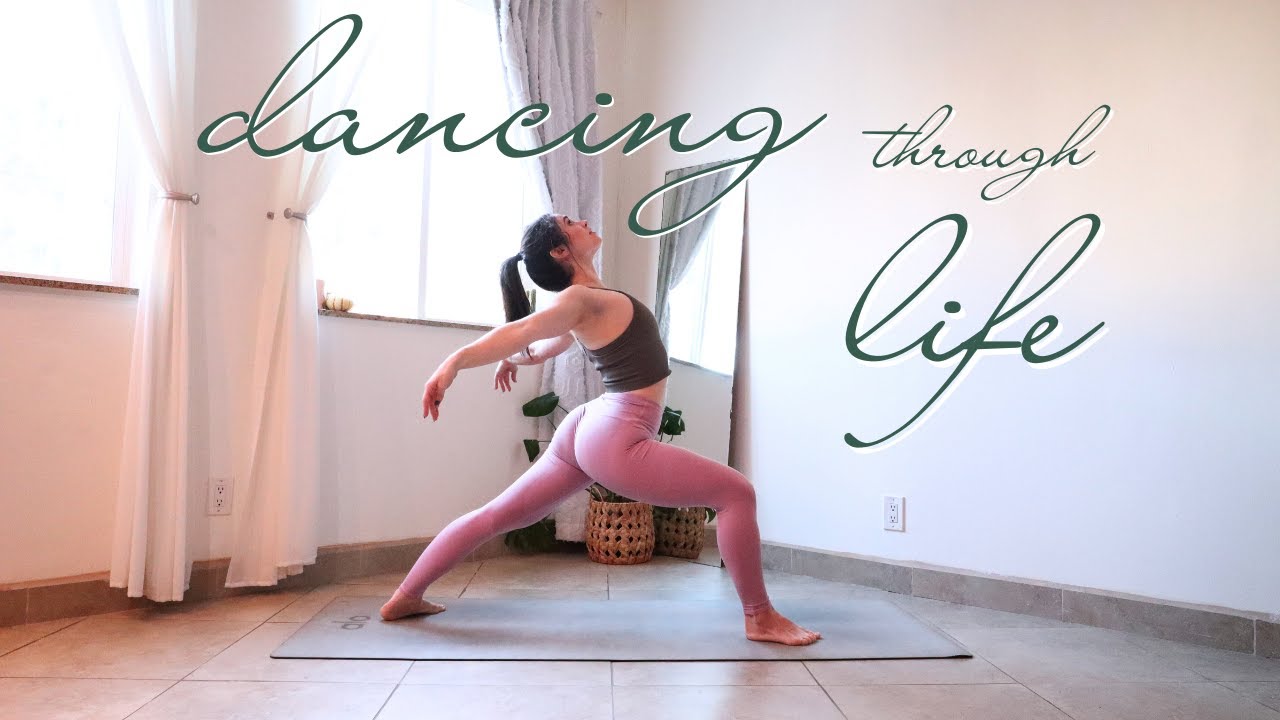 Dancing Through Life 🩰 40 Minute Energizing Vinyasa Yoga Flow | Hips ...