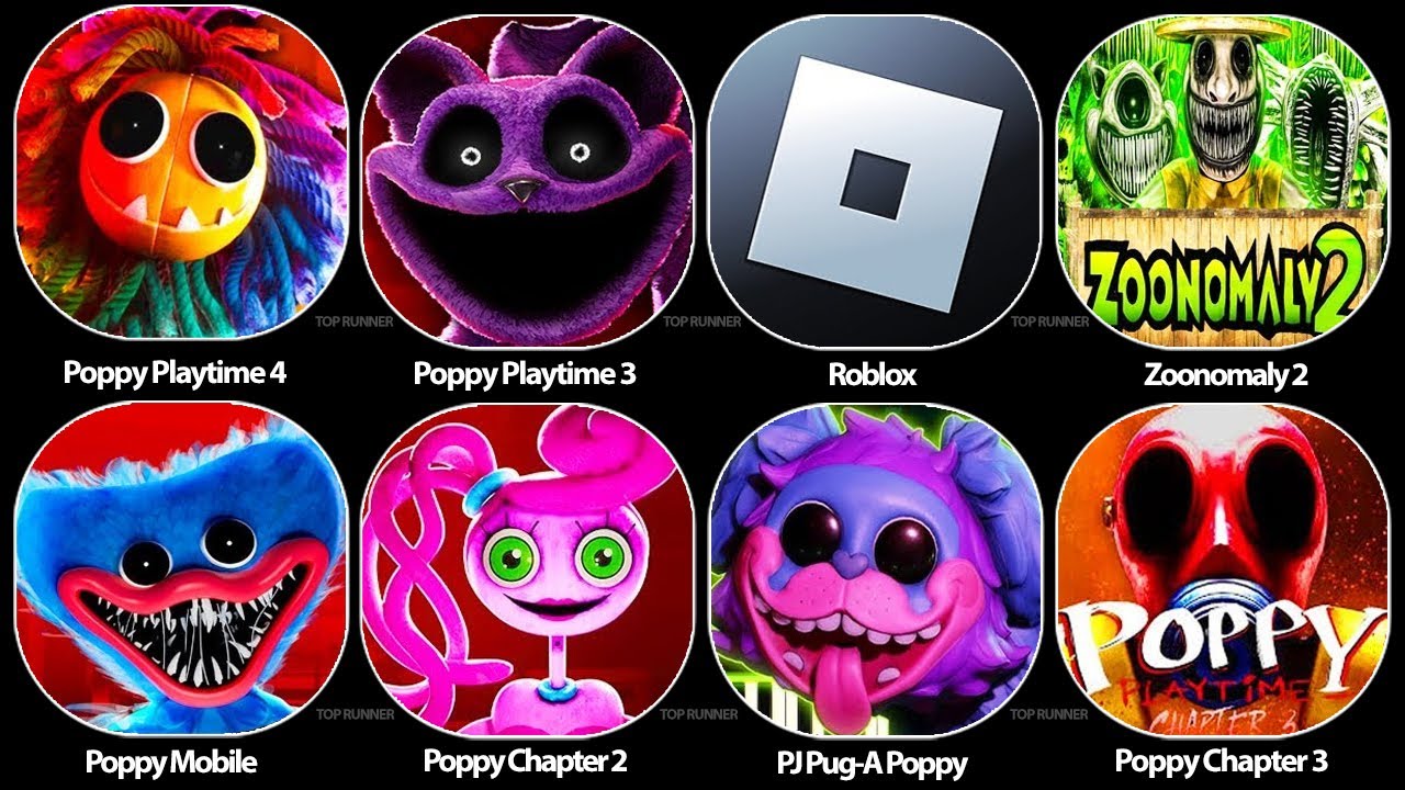 Poppy 4 Mobile,Poppy Playtime 4 + 3,Zoonomaly,Roblox,Project Poppy ...