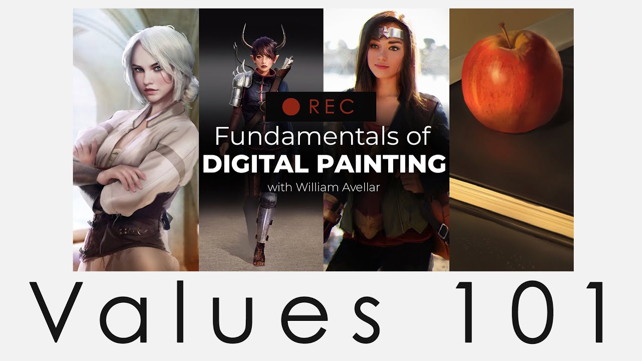Values 101 - Digital Painting Tutorial - YouTube