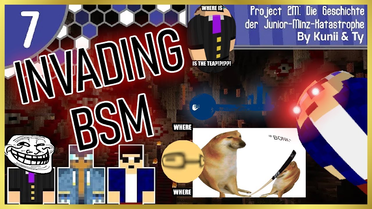 INVADING BSM | Project 2M (Stream 7) -【Minecraft CTM】 - YouTube