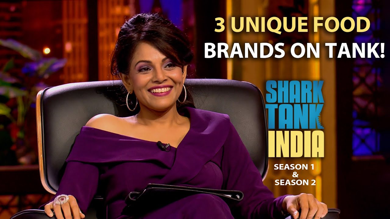 3 Unique Food Brands On Tank! | Shark Tank India S01 & S02 ...