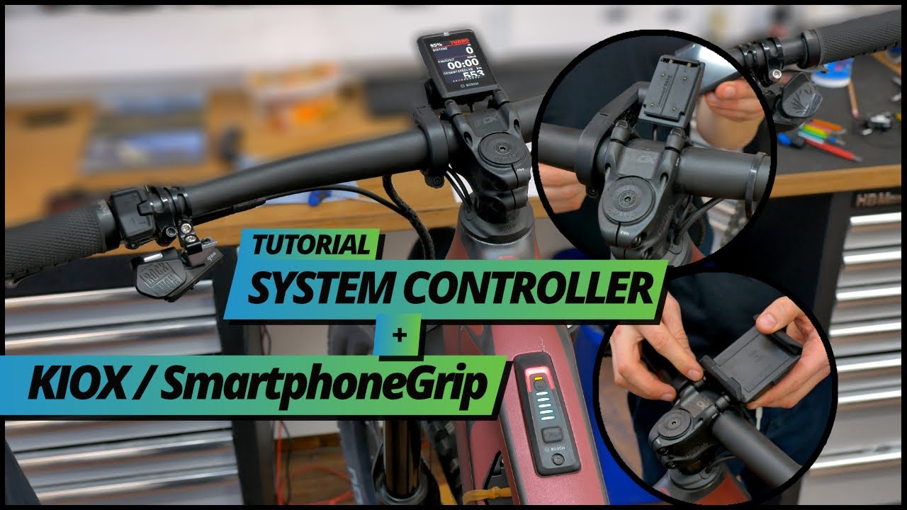 Kiox 300, Kiox 500 oder SmartphoneGrip am Bosch System Controller nachrüsten | Tutorial 🔧 - YouTube