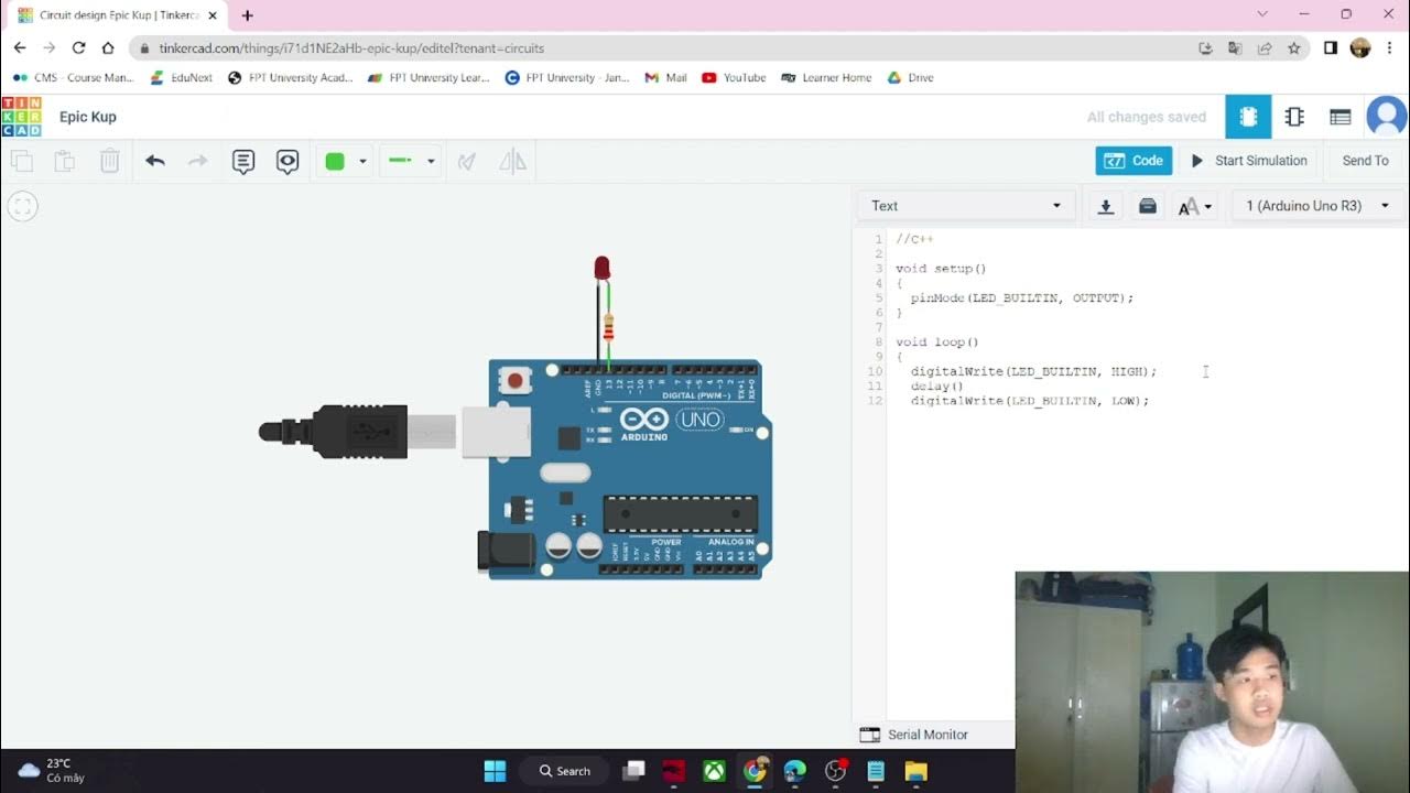 Giới thiệu Tinkercard - Lập trình Arduino - YouTube