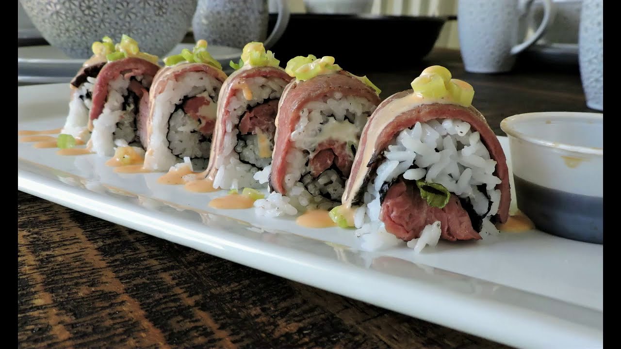 Redneck Sushi Roll! (Sous Vide Beef) - YouTube