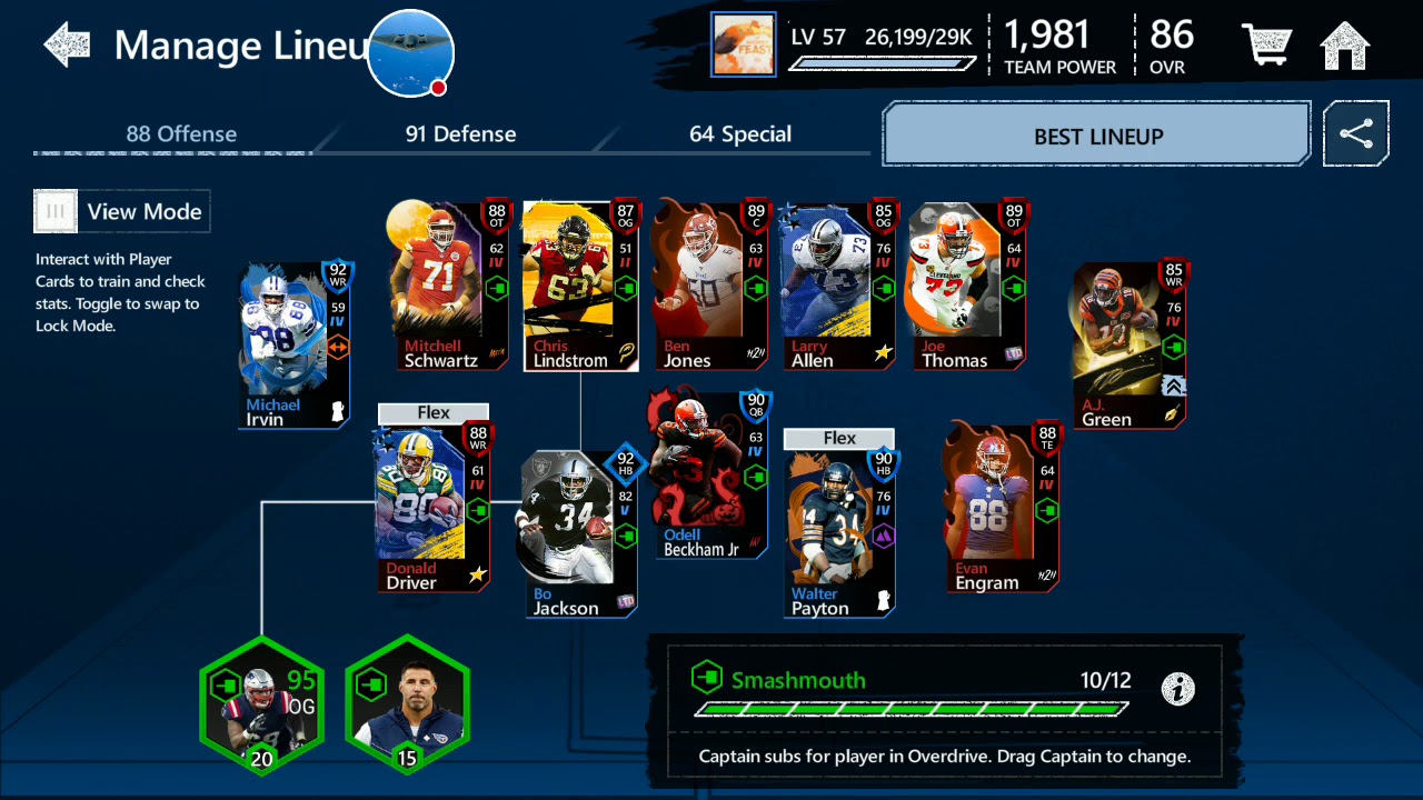 My Madden Mobile Overdrive Smashmouth - YouTube