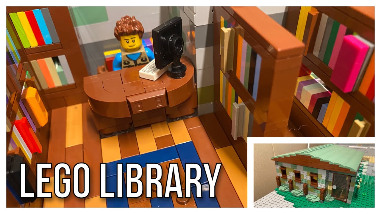 Custom LEGO library build 📖 📚 - YouTube
