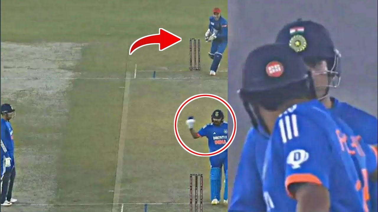 Rohit Sharma Abused Shubman Gill After Got Run Out Against Afghanistan ...
