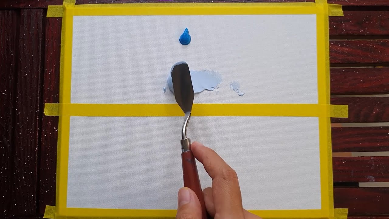 Acrylic landscape painting l Acrylic painting for beginners. l 5 Minute ...