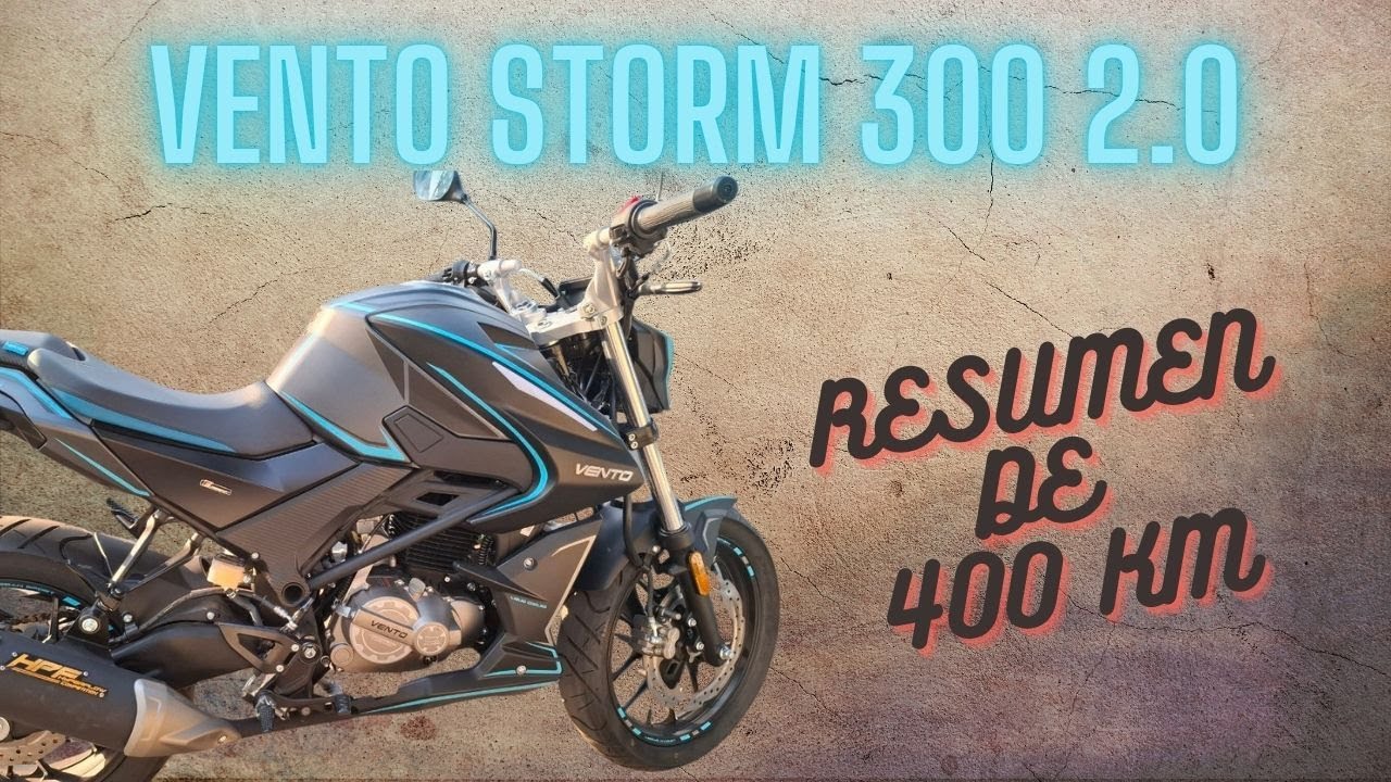 400 km con la Vento Storm 300 2.0 - YouTube