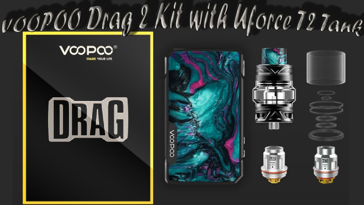Drag 2 Kit with Uforce T2 Tank l by Voopoo - YouTube