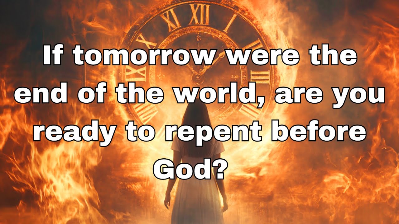 If tomorrow were the end of the world, are you ready to repent before ...