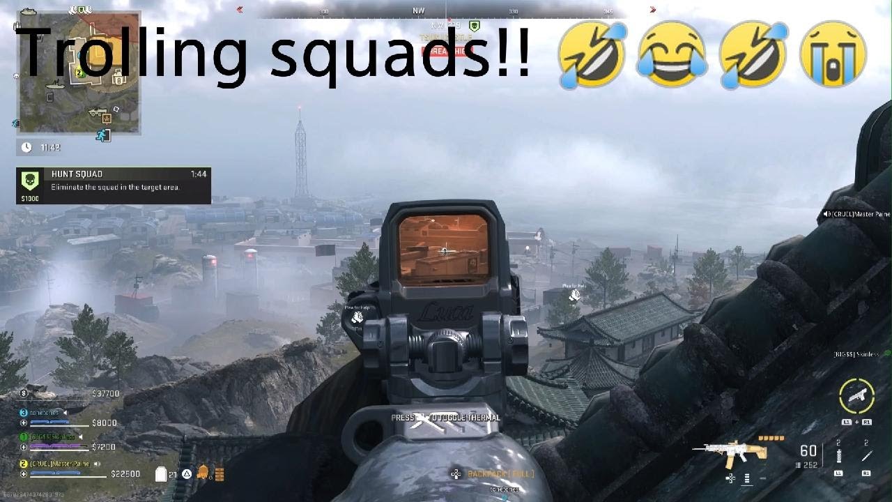 Call of Duty_Trolling squads!!🤣😂🤣😭 - YouTube
