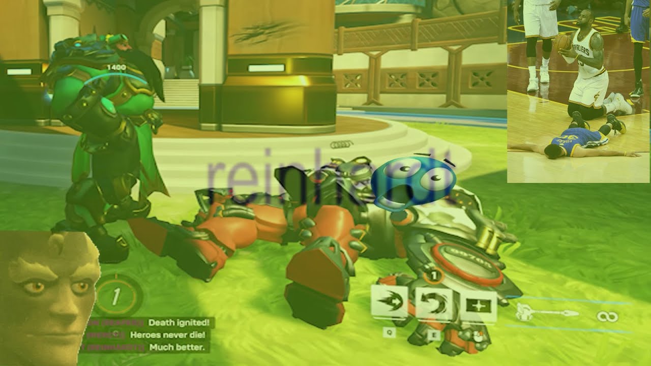 reinhardt is tank junkrat if you think about it hard enough - YouTube