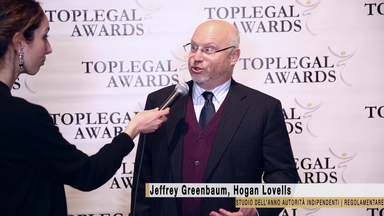 Jeffrey Greenbaum, Hogan Lovells - TopLegal Awards 2017 - YouTube