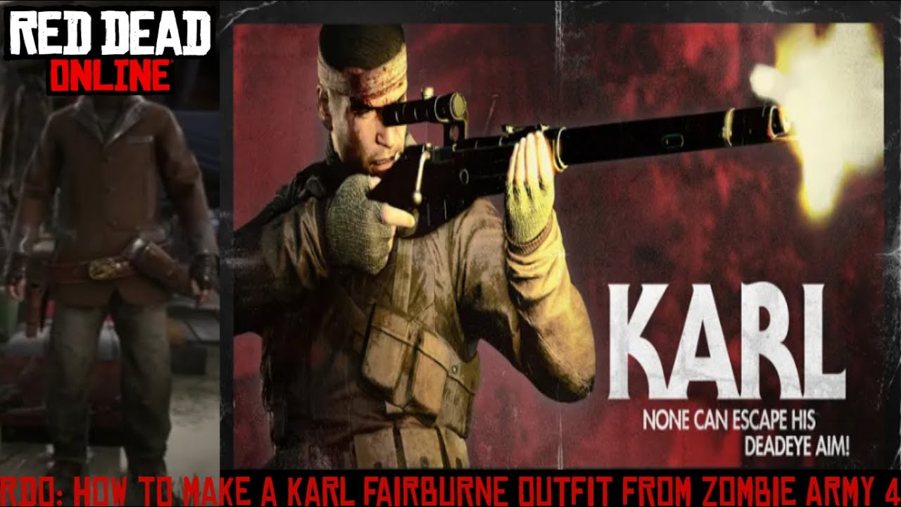 RDO: How to Make a Karl Fairburne Outfit from Zombie Army 4 - YouTube
