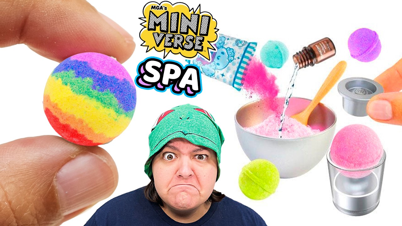 FINALLY! Testing Viral Miniature Spa Mystery Box Miniverse Spa - YouTube