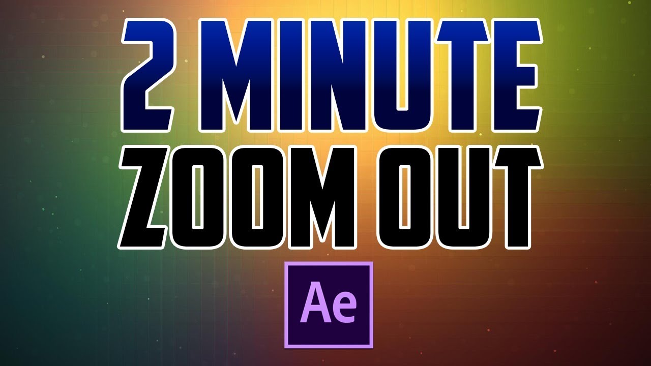 After Effects CC How To Do Zoom Out Transition YouTube After Effects CC How To Do Zoom Out Transition YouTube