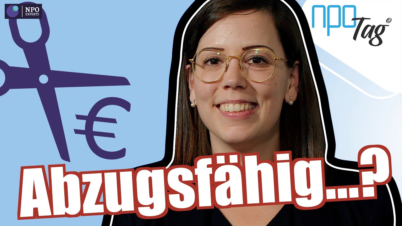 Was gibt es bei der Abzugsfähigkeit von Mitgliedsbeiträgen zu beachten? npo news&wissen Folge ...