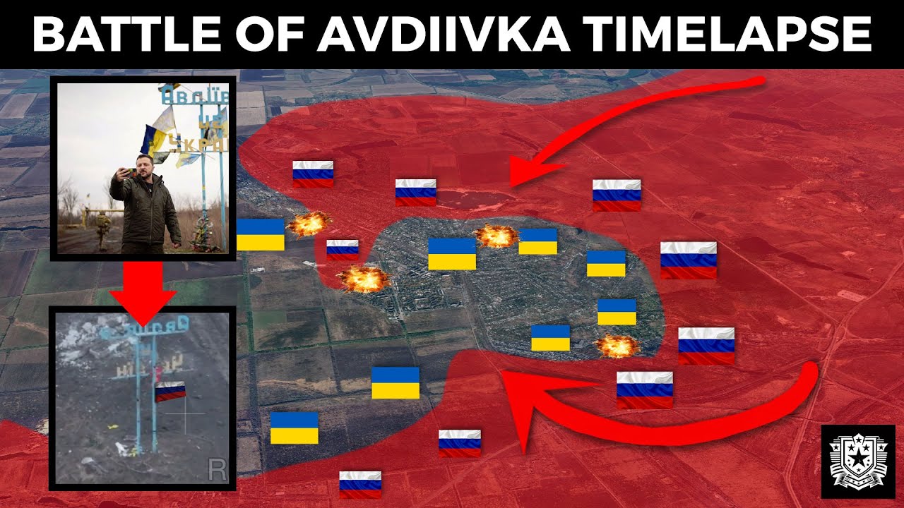 Russo-Ukrainian War | Battle Of Avdiivka (Авдеевка) Timelapse | 2022 ...
