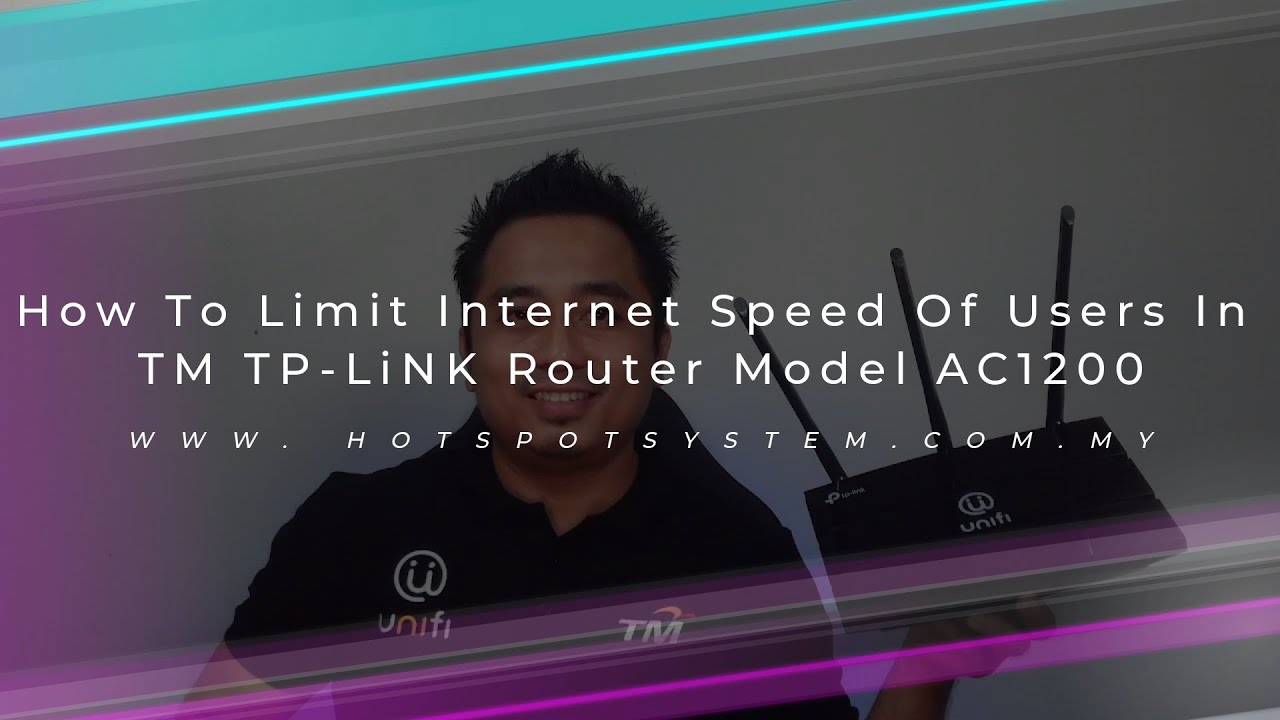 How To Limit Internet Speed Of Users In TM TP-LiNK Router Model AC1200 ...