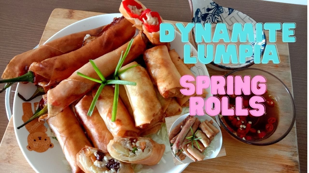 Dynamite Lumpia and Spring Rolls ll Homemade Recipes - YouTube