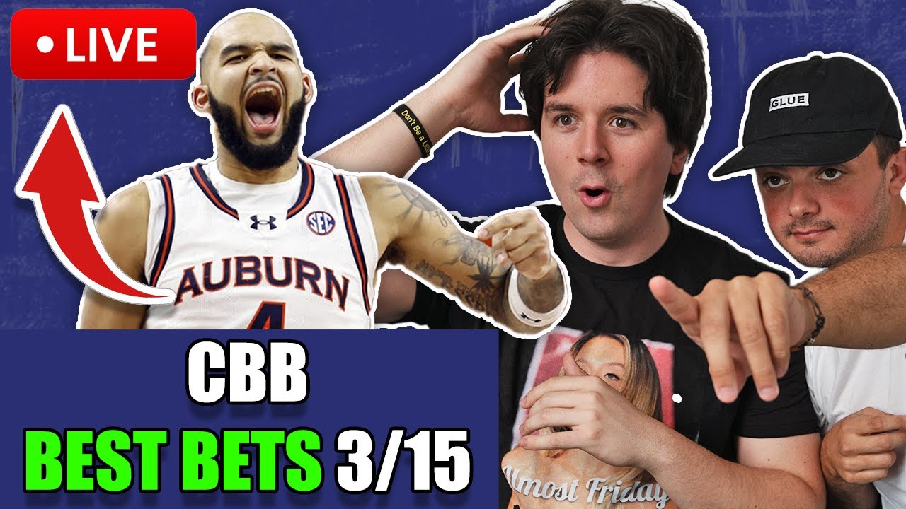 CBB WINNERS | Best Bets and Parlays | Picks Today, Saturday, March 15th ...