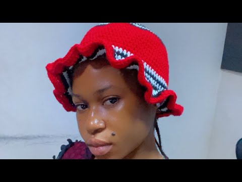 Odumodu Black Crochet Hat Tutorial #crochetforbeginners # ...