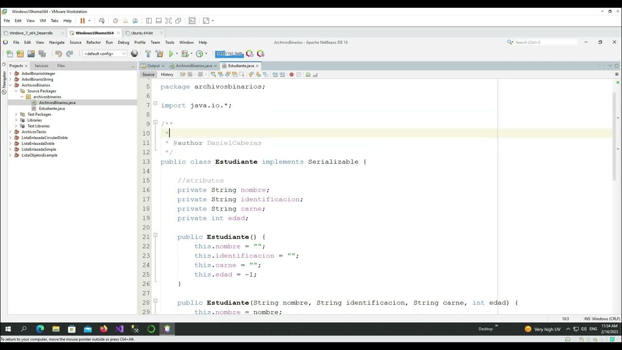021- Archivos Binarios en JAVA, clase del 14 de febrero 2023 - YouTube