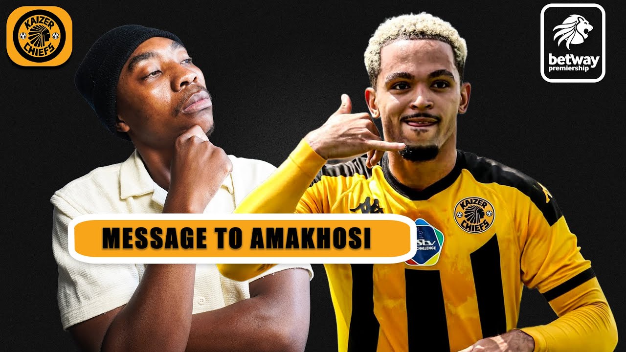 A Powerful Message From Kaizer Chiefs Young Star Aden McCarthy - YouTube