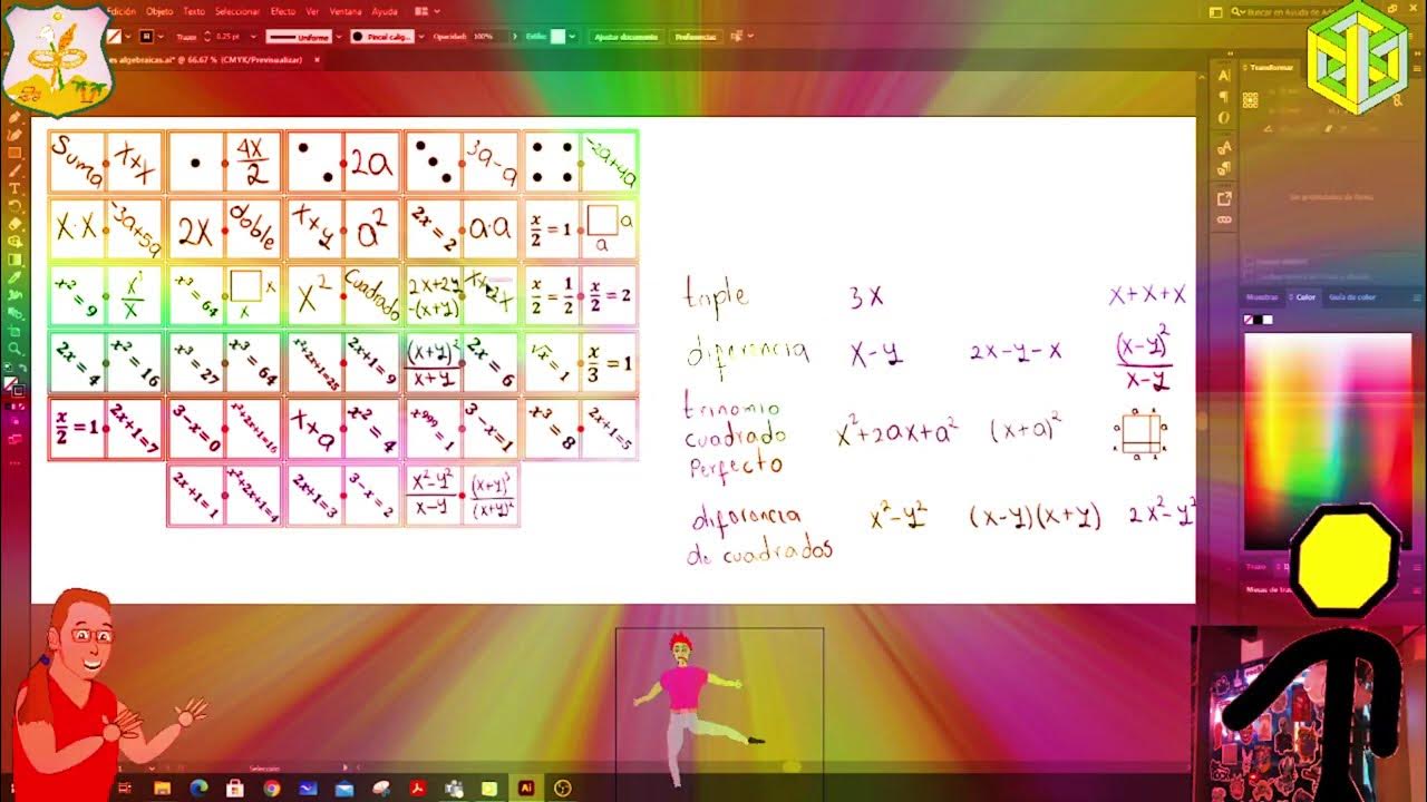 Domino de expresiones algebraicas - YouTube