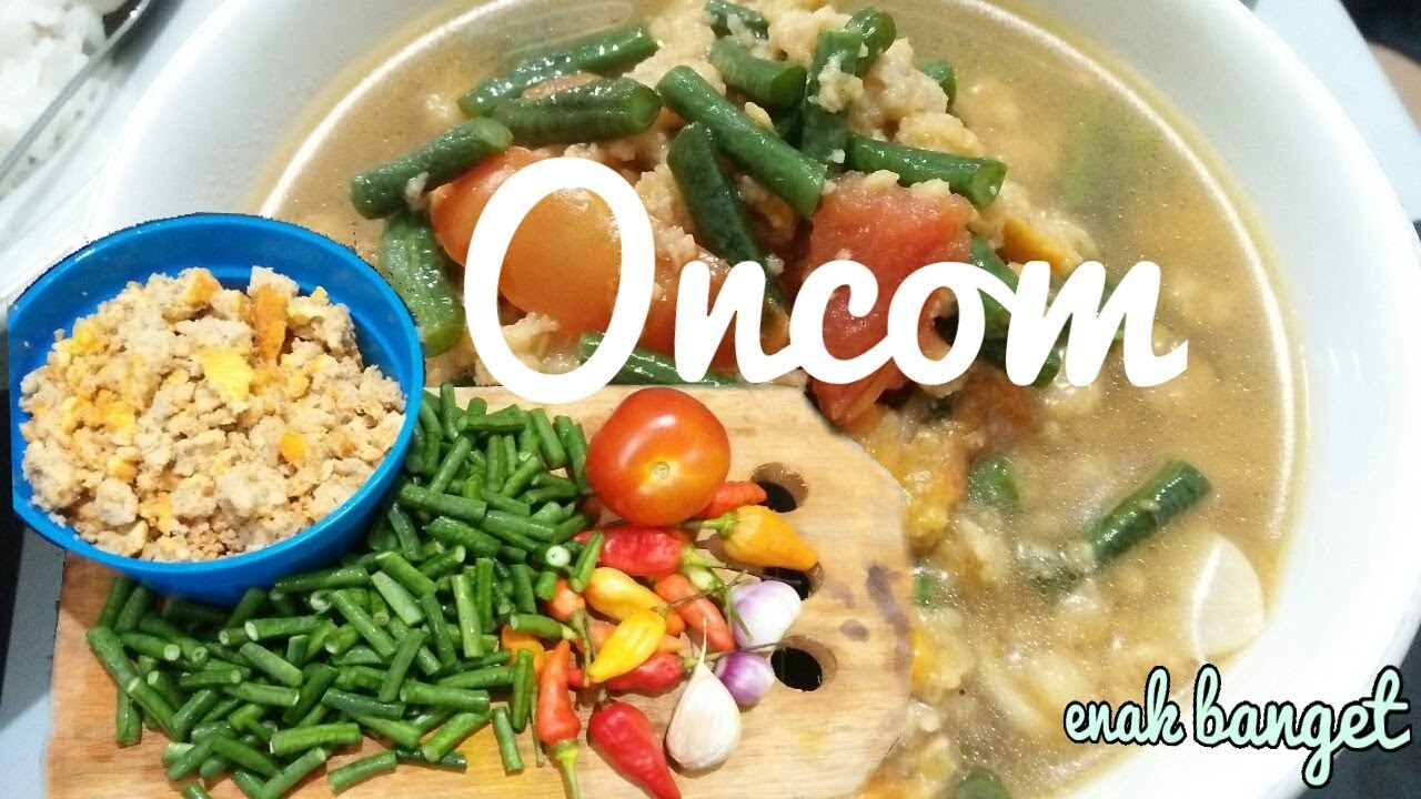 Resep kreasi sayur pake Oncom - YouTube