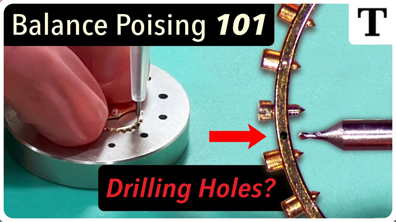 Repoising a Rolex 1675 GMT balance wheel - YouTube