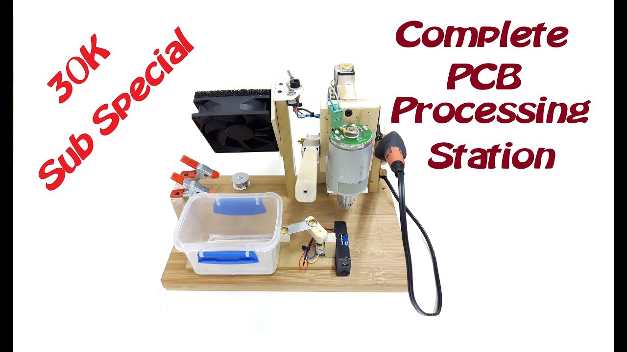Make PCB. Complete fabrication station. - YouTube