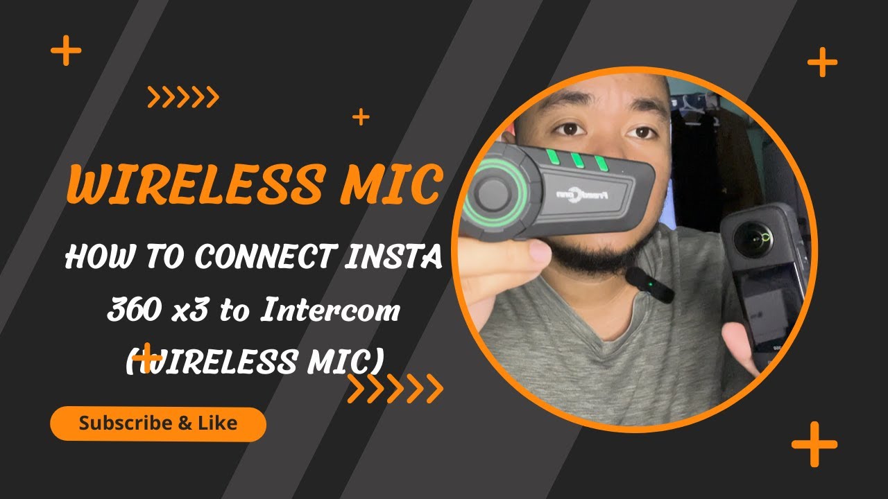 INSTA360 ONE X3 TUTORIAL: CONNECT YOUR ONEX3 TO FREEDCONN KY INTERCOM ...