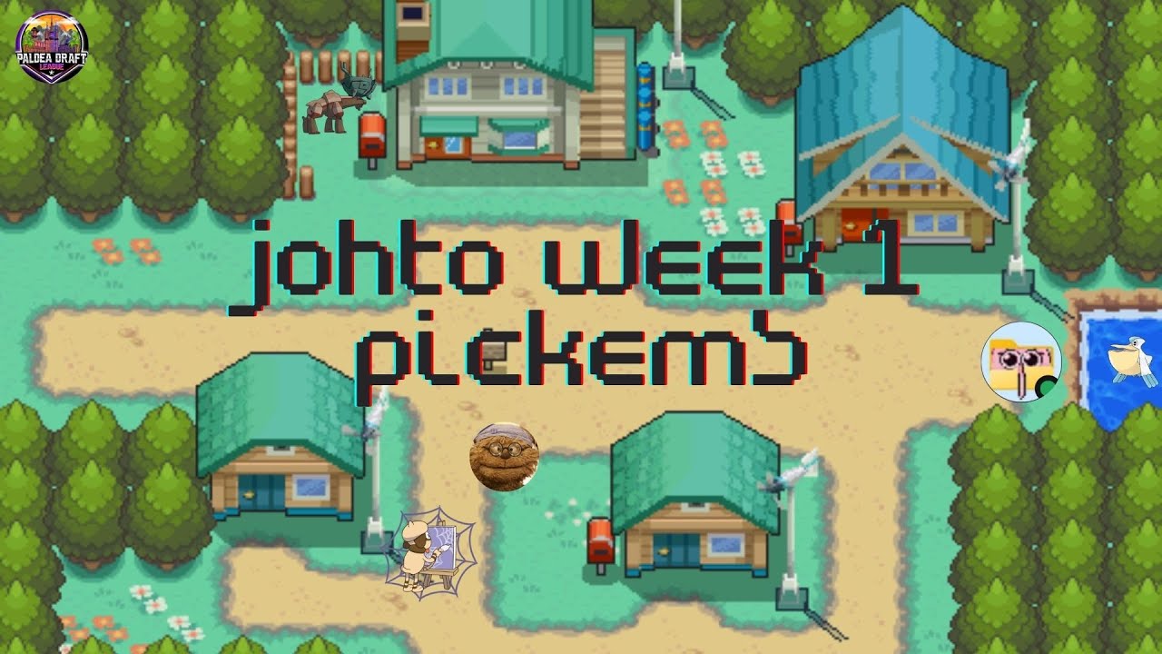 PDL Johto pickems (week 1) a new start - YouTube