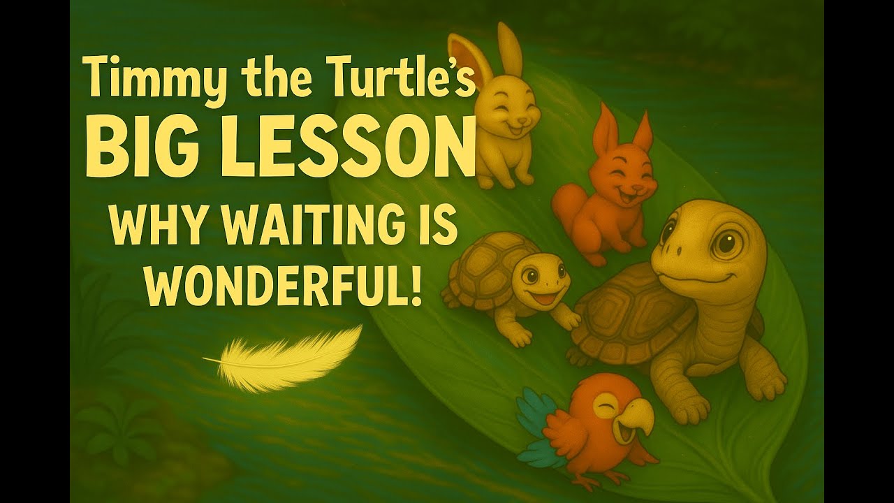 “Timmy the Turtle’s Big Lesson Why Waiting Is Wonderful!” - Moral Story ...