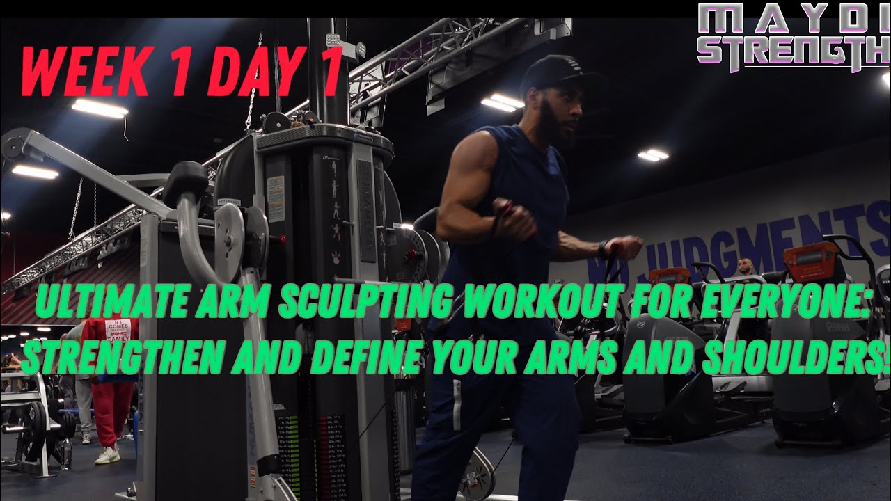 Arm Sculpting Workout for Everyone: Strengthen and Define Your Arms and ...