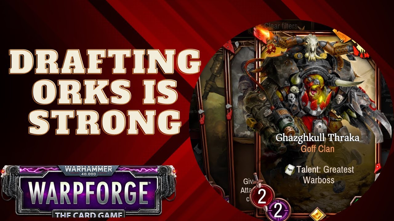 Ghazghkull Drafting is NOT FAIR | Warhammer 40,000: Warpforge - YouTube