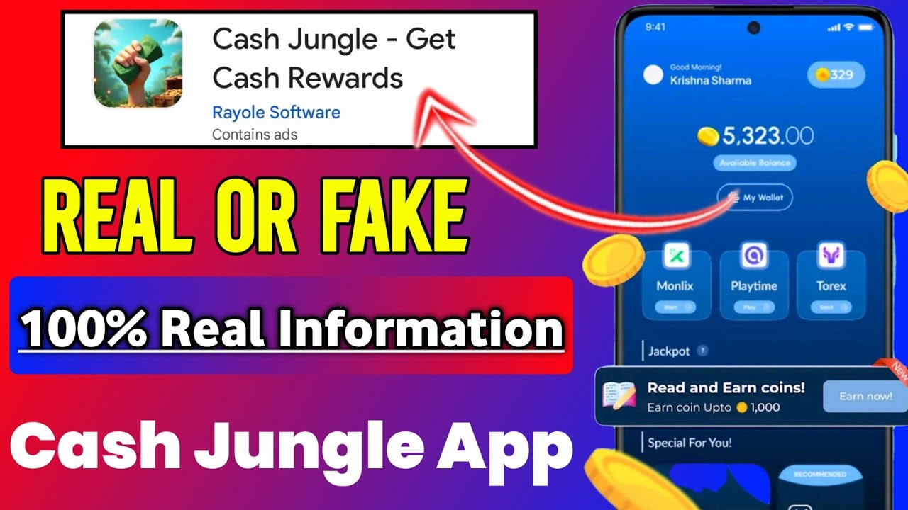 cash jungle app | cash jungle app real or fake | cash jungle get cash ...